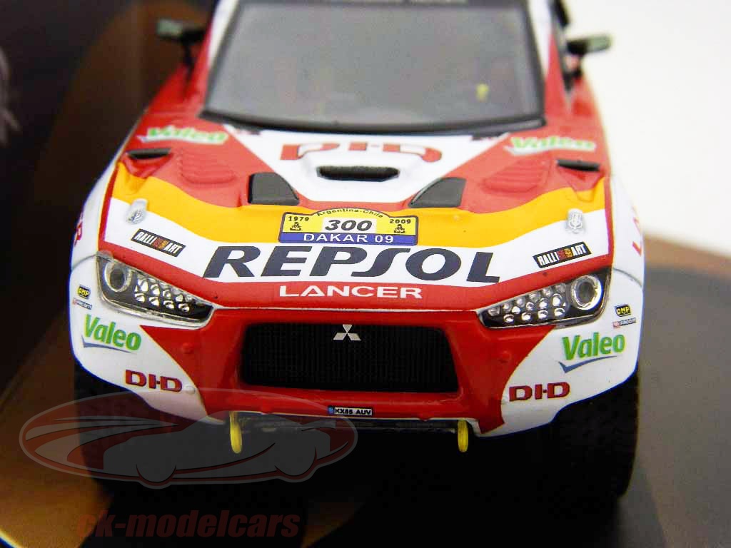 Vitesse 1:43 Mitsubishi Racing Lancer #300 Dakar Rally 2009 43431 model ...