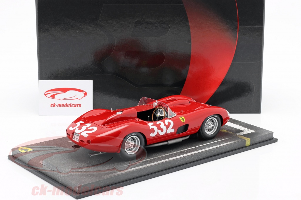 BBR Models 1:18 Ferrari 315 Sport #532 2nd Mille Miglia 1957 Graf ...