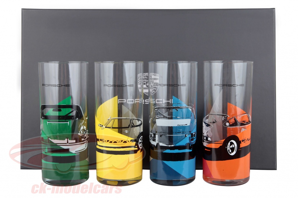 Long drink glasses Set 4 piece Porsche 911 Carrera RS 2.7 WAP0509560J ...