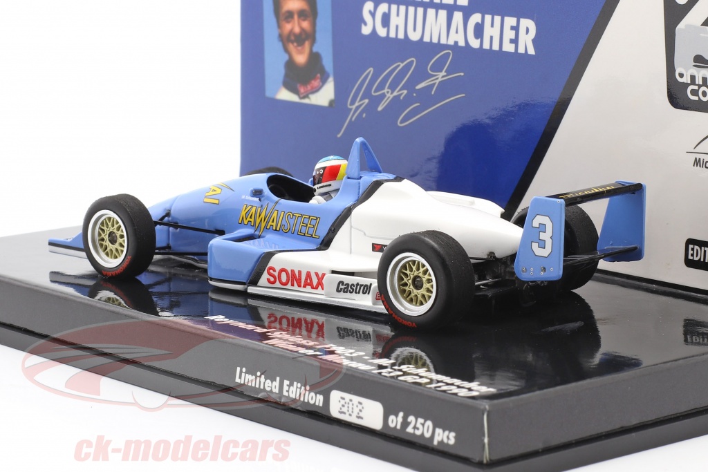 Minichamps 1:43 M. Schumacher Reynard Spiess F903 #3 Winner Macau F3 GP ...