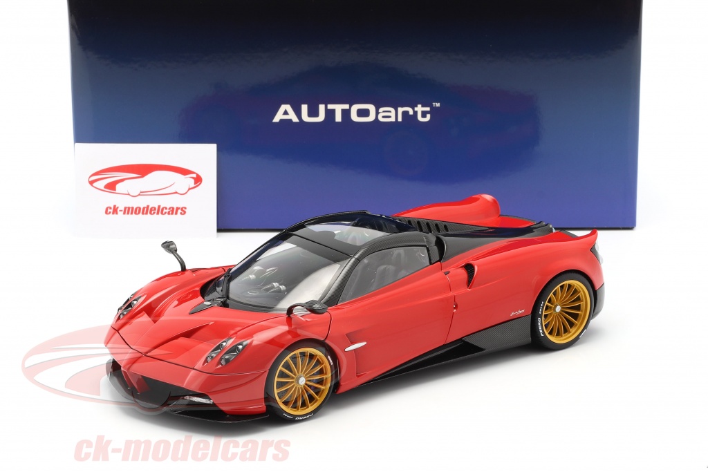 AUTOart 1:18 Pagani Huayra Roadster Baujahr 2017 rot 78287 Modellauto ...