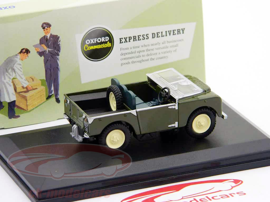 Oxford 1:43 Land Rover 80 Export version green LAN180002 model car ...