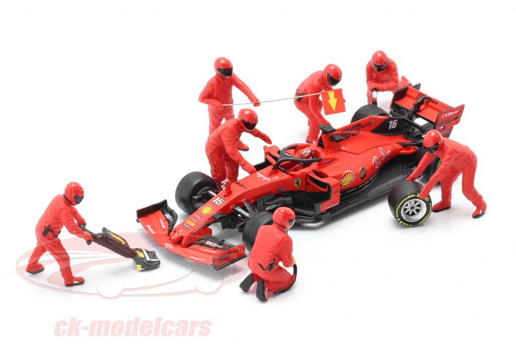 Formula 1 Pit crew characters set #1 Team Red 1:43 American Diorama ...