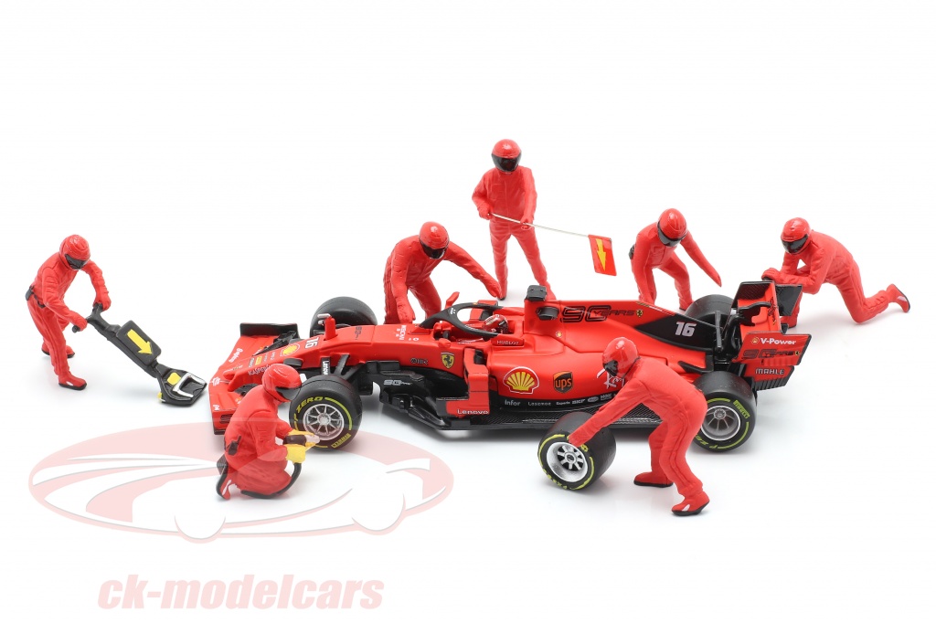 Formula 1 Pit crew characters set #1 Team Red 1:43 American Diorama ...
