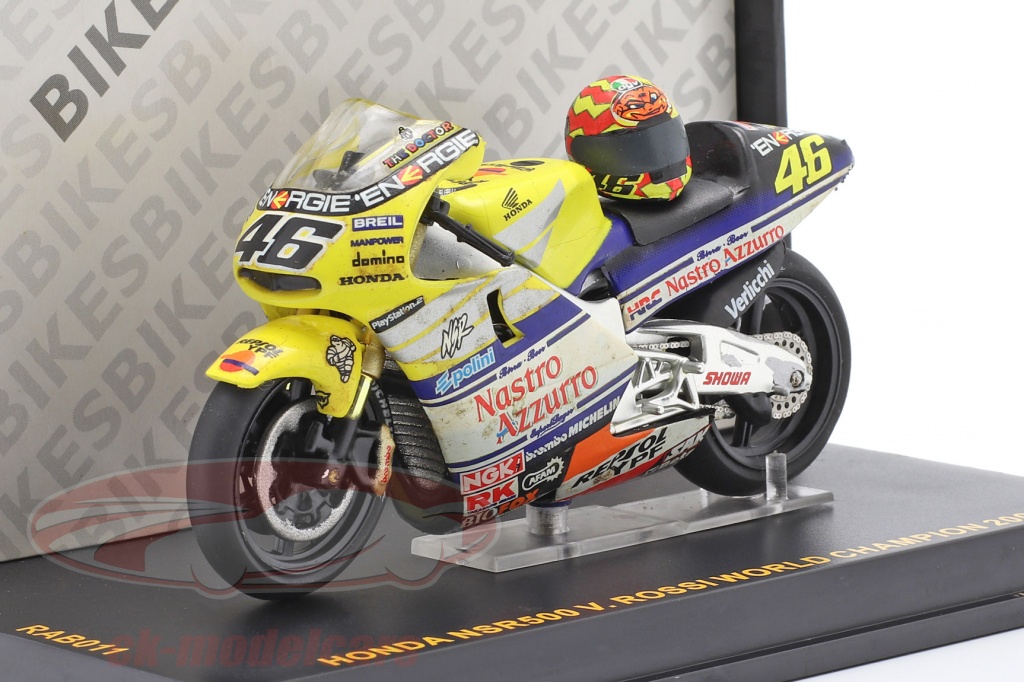 Ixo 1:24 Valentino Rossi Honda NSR500 #46 World Champion MotoGP 2001 ...