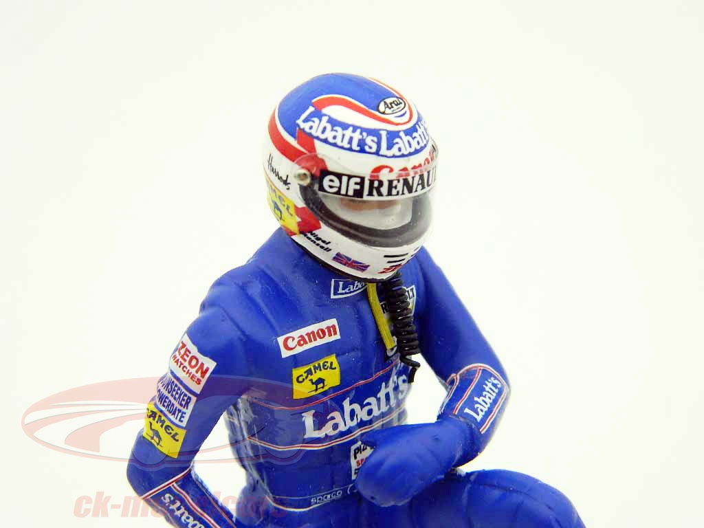 TopModelCollection 1:18 N. Mansell driver figure formula 1 world ...