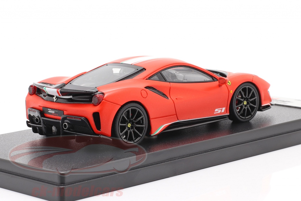 LookSmart 1:43 Ferrari 488 Pista Piloti #51 Baujahr 2018 F1 rot ...