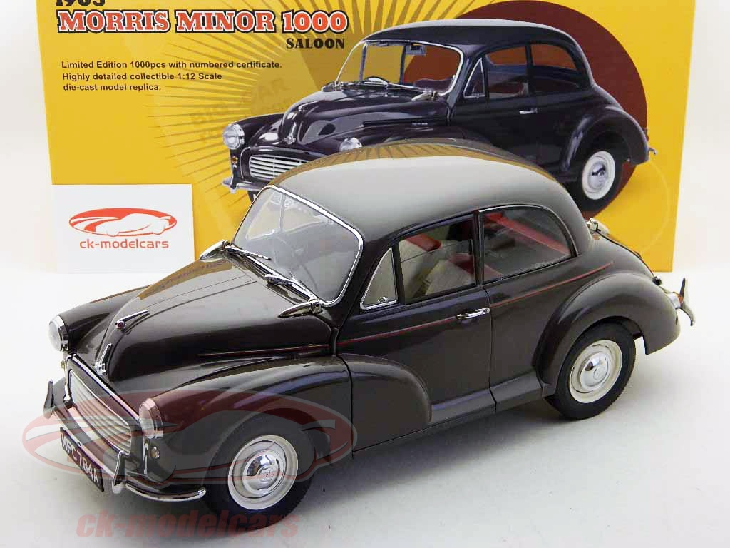 Sun Star Models 1:12 Morris Minor 1000 Saloon Bj. 1963 braun / brown ...