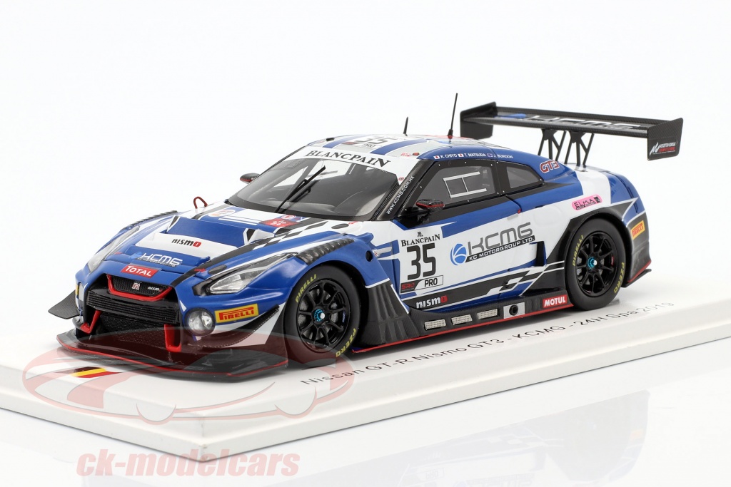 Spark 1:43 Nissan GT-R Nismo GT3 #35 KCMG 24h Spa 2019 SB270 model car SB270 9580006722706