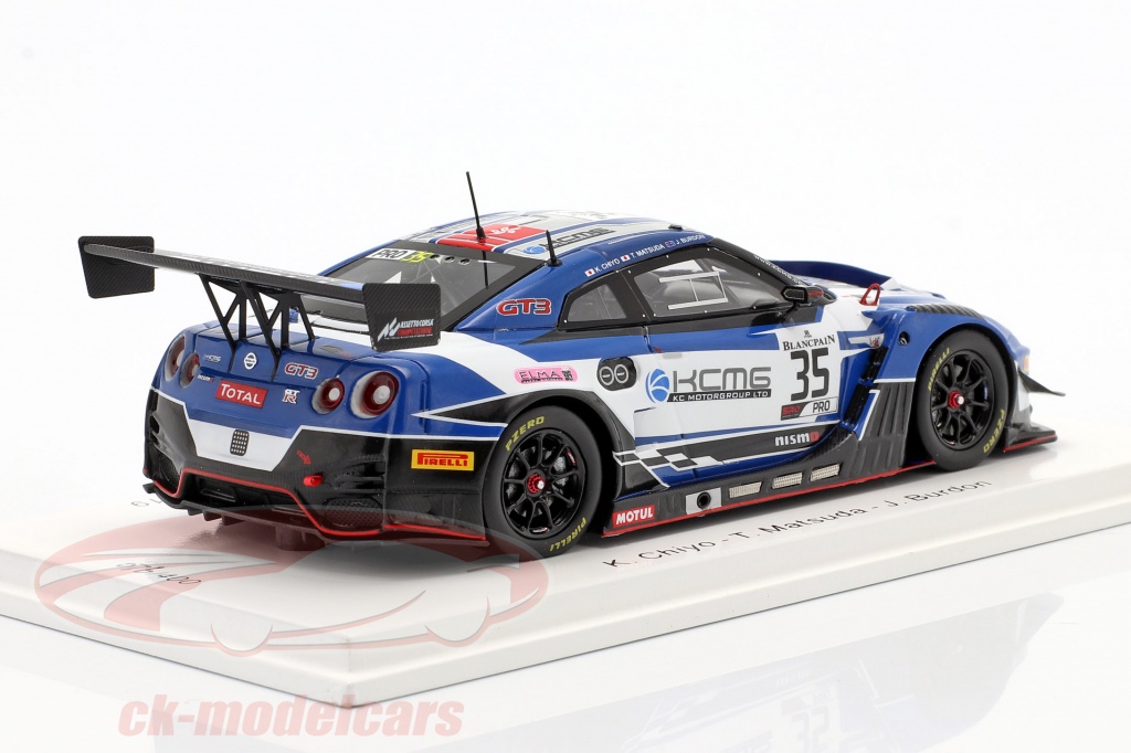 Spark 1:43 Nissan GT-R Nismo GT3 #35 KCMG 24h Spa 2019 SB270 model car SB270 9580006722706