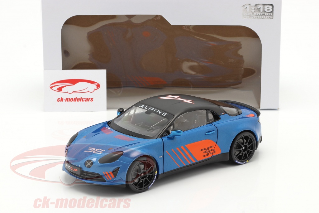 Solido 1:18 Alpine A110 Cup #36 Launch Livery 2019 blau / orange ...