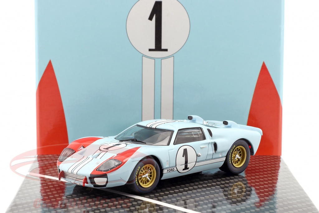 CMR 1:43 Ford GT40 MK II #1 2nd 24h LeMans 1966 Miles, Hulme 43055BOX ...