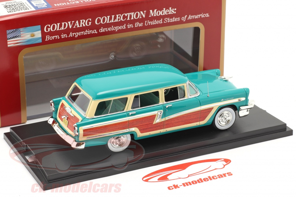 Goldvarg 1:43 Mercury Monterey Station Wagon year 1956 lauderdale blue ...