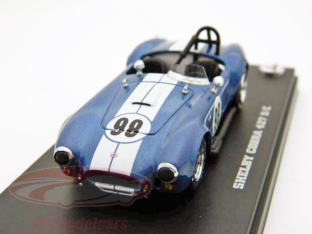 Kyosho 1:43 Shelby Cobra 427 S / C N° 98 Année 1966 bleu clair ...