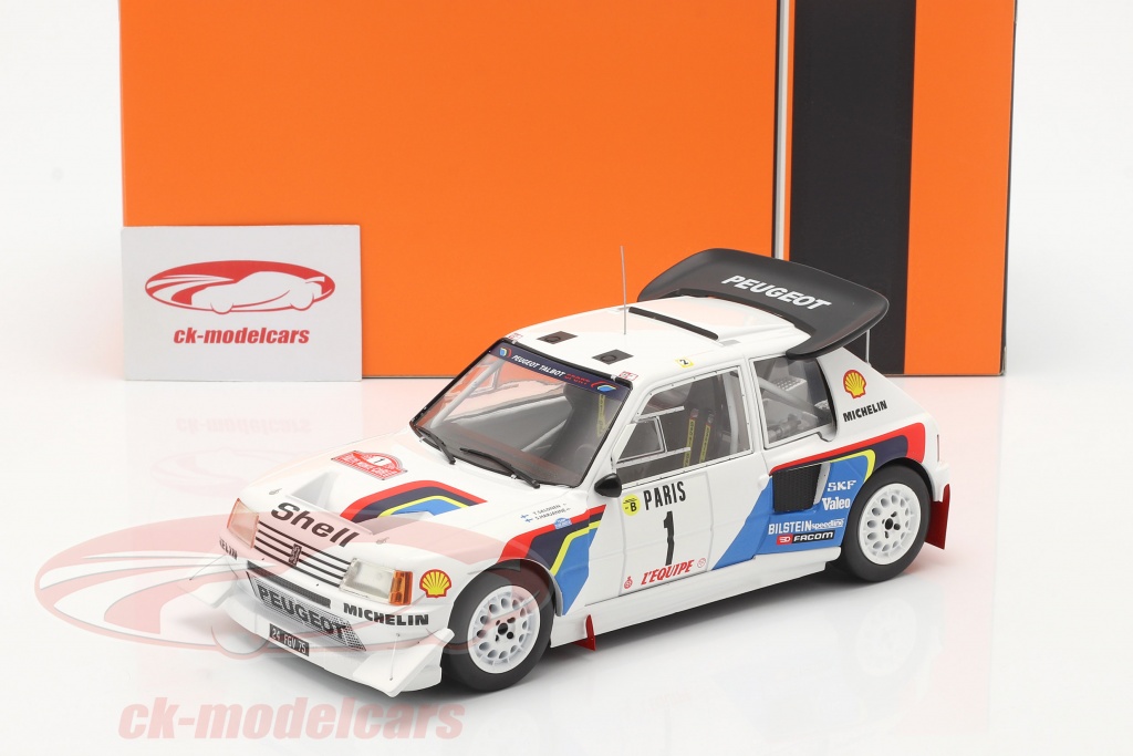 Ixo 1:18 Peugeot 205 T16 E2 #1 2do Rallye Monte Carlo 1986 Salonen ...