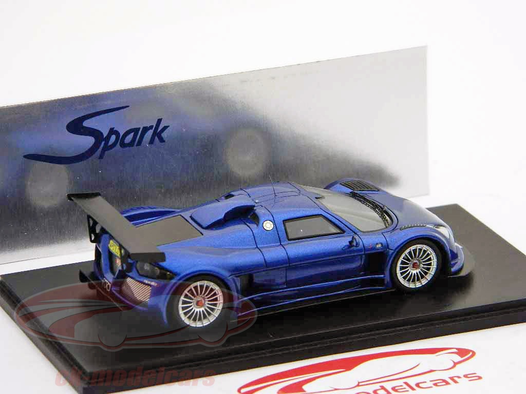Spark 1:43 Gumpert Apollo S 2008 metallic blue S0669 model car S0669 ...