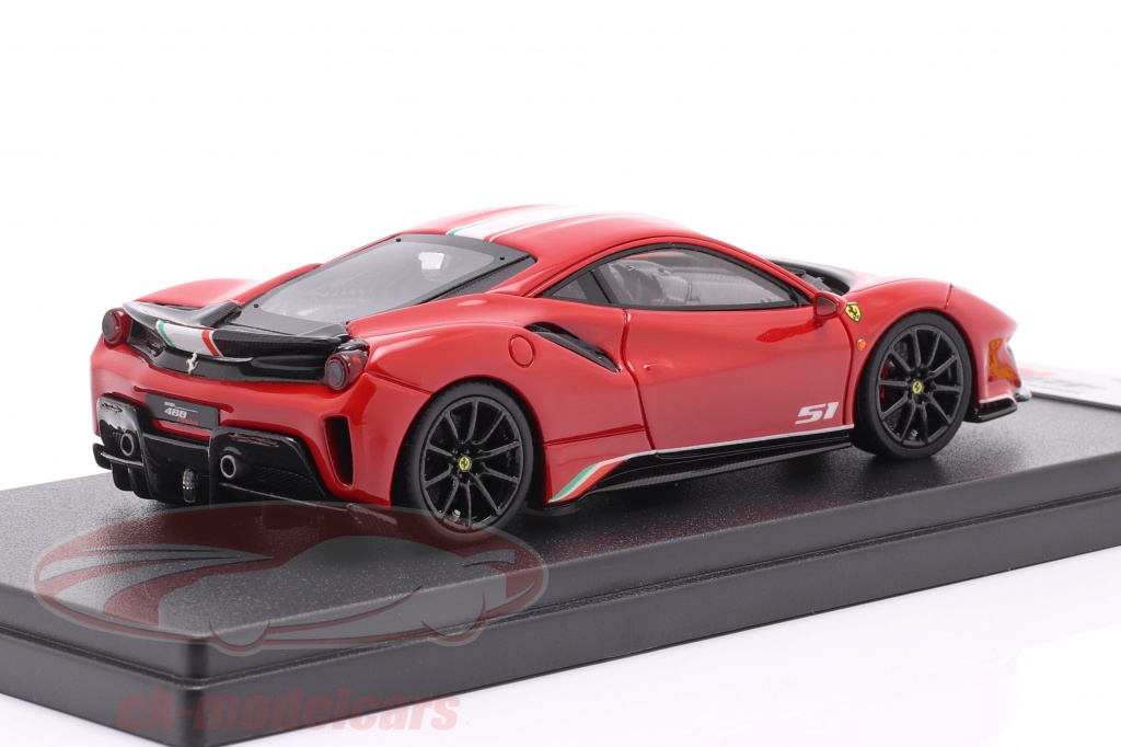 LookSmart 1:43 Ferrari 488 Pista Piloti #51 year 2019 corsa red ...