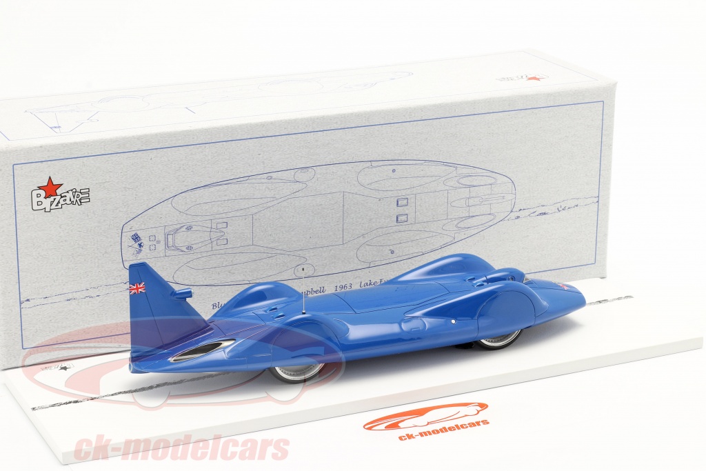 Spark 1:43 Bluebird CN7 World Record Car Lake Eyre 1963 Donald Campbell ...