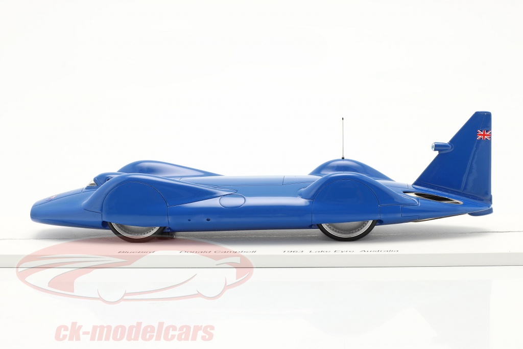 Spark 1:43 Bluebird CN7 World Record Car Lake Eyre 1963 Donald Campbell ...