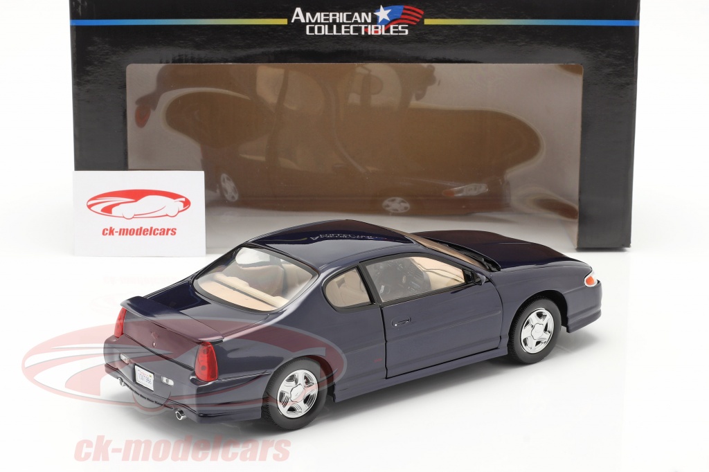 Sun Star Models 1:18 Chevrolet Monte Carlo SS year 2000 navy blue 1986 ...