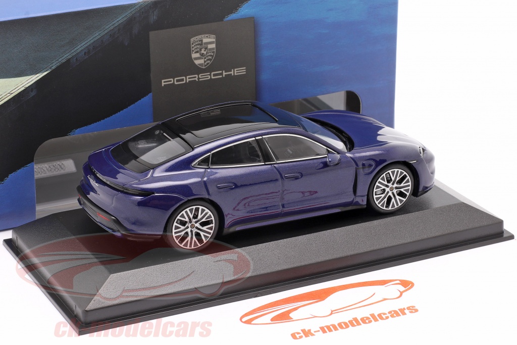 Minichamps 1:43 Porsche Taycan Turbo Spectrum Edition 2020 gentian blue ...