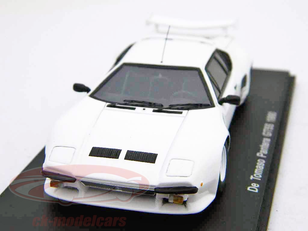 Spark 1:43 De Tomaso Pantera GT5S 1990 white S0537 model car S0537 ...