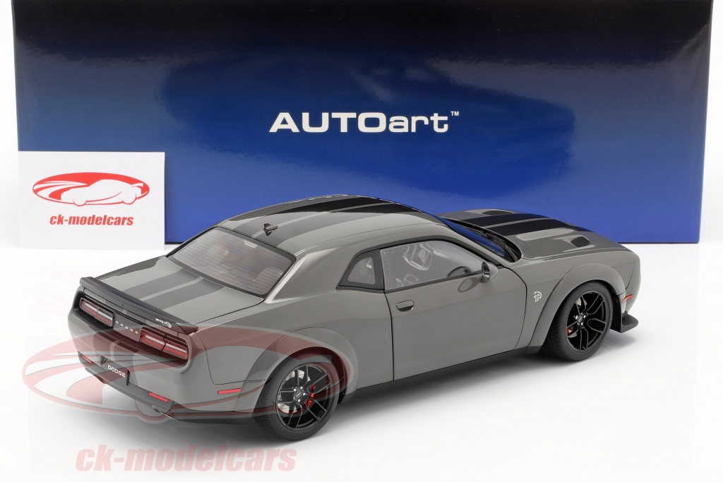 AUTOart 1:18 Dodge Challenger SRT Hellcat Widebody year 2018 grey 71738 ...