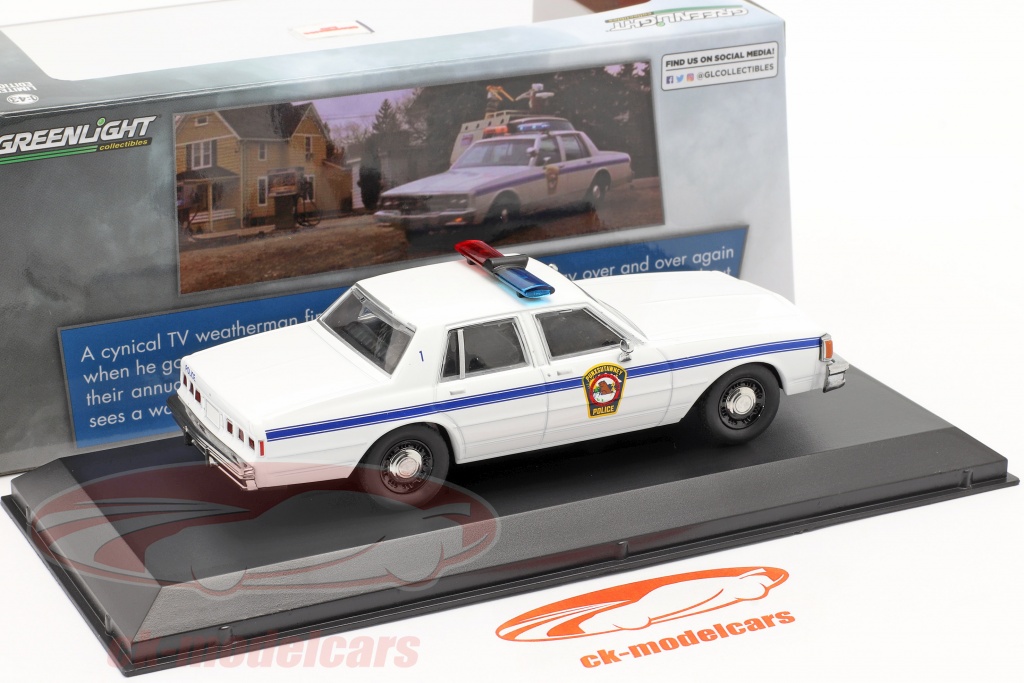 Greenlight 1:43 Chevrolet Caprice Police Car 1980 映画 Groundhog Day ...