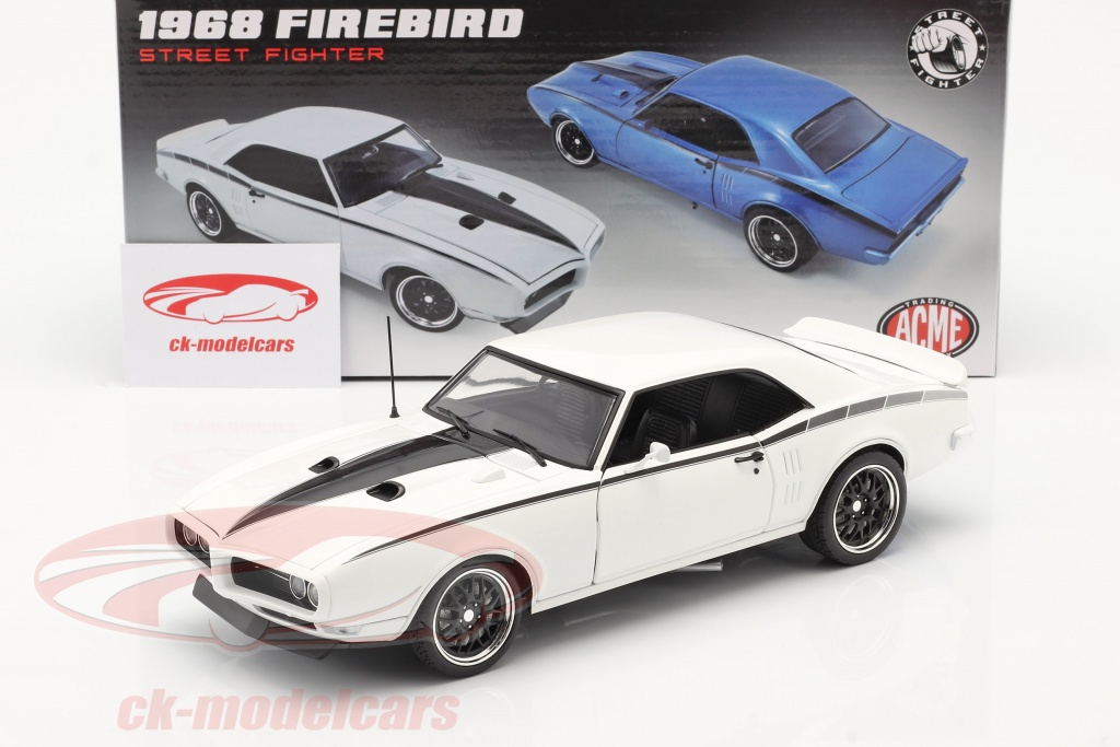 GMP 1:18 Pontiac Firebird Street Fighter year 1968 cameo ivory A1805212 ...