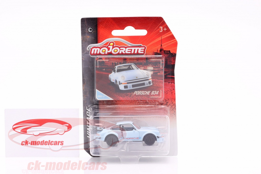 Majorette 1:64 Vintage Porsche 934 light blue 212052010Q02 model car ...