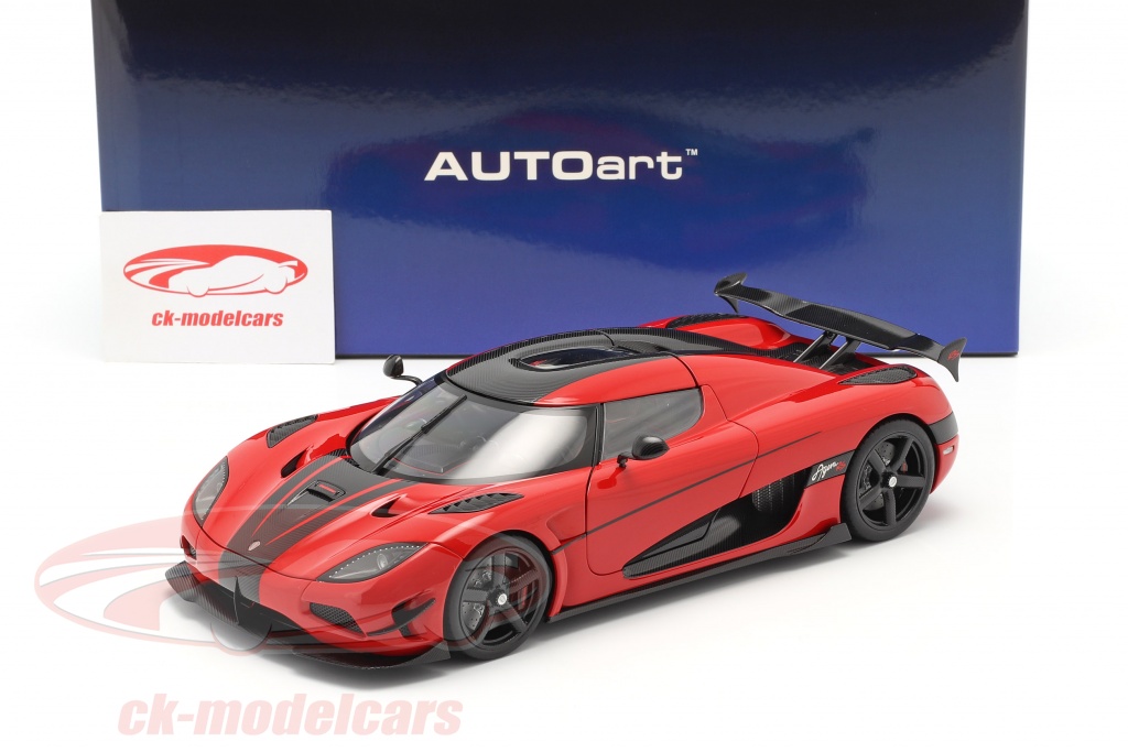 AUTOart 1:18 Koenigsegg Agera RS year 2015 chili red / carbon 79022 ...