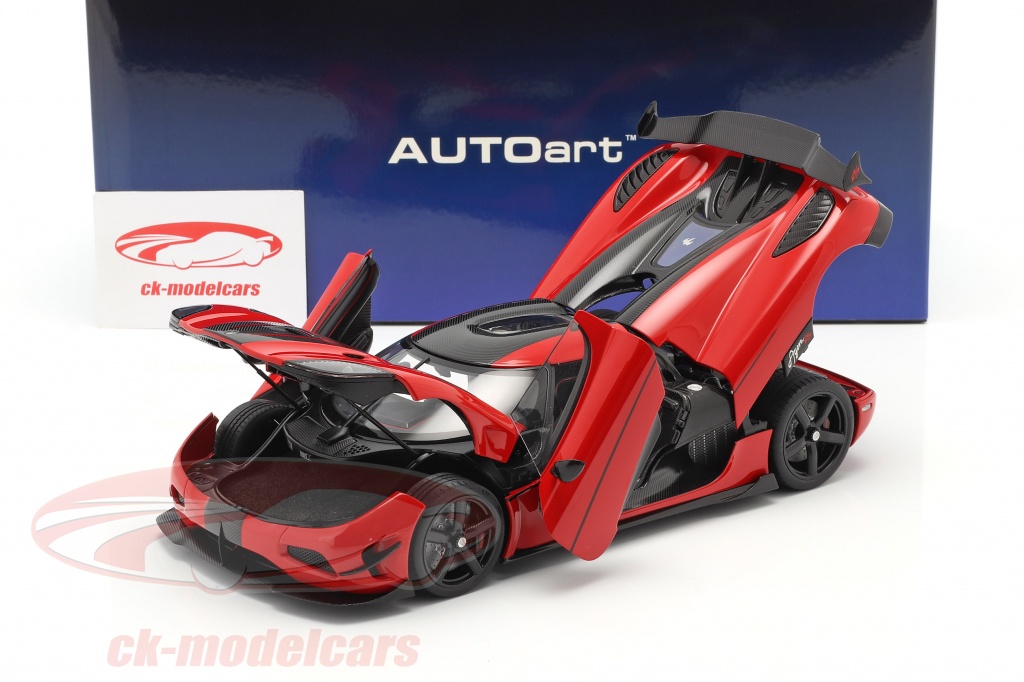 AUTOart 1:18 Koenigsegg Agera RS year 2015 chili red / carbon 79022 ...
