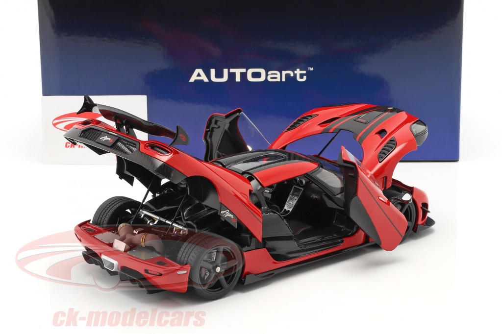 AUTOart 1:18 Koenigsegg Agera RS year 2015 chili red / carbon 79022 ...