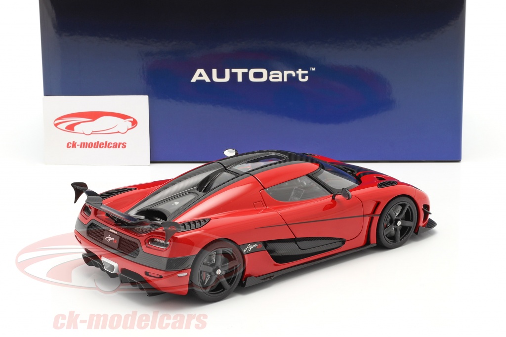 AUTOart 1:18 Koenigsegg Agera RS year 2015 chili red / carbon 79022 ...