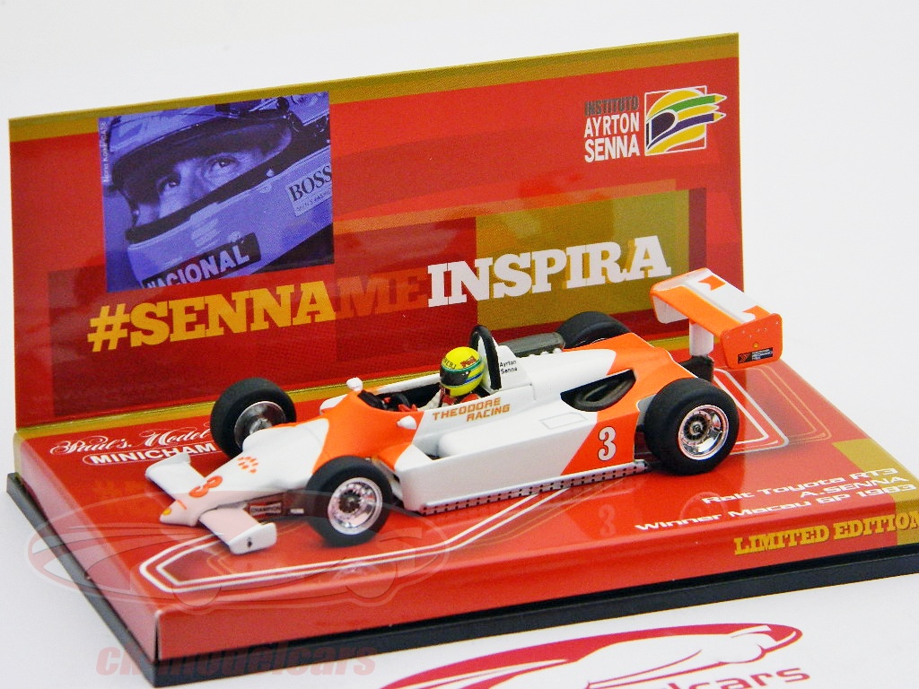 Minichamps 1:43 Ayrton Senna Ralt TOyota RT3 Winner Macau GP 1983 Japan ...