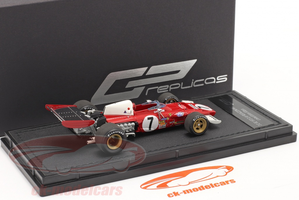 GP Replicas 1:43 Clay Regazzoni Ferrari 312B2 #7 Formel 1 1972 GP43-011B Modellauto GP43-011B