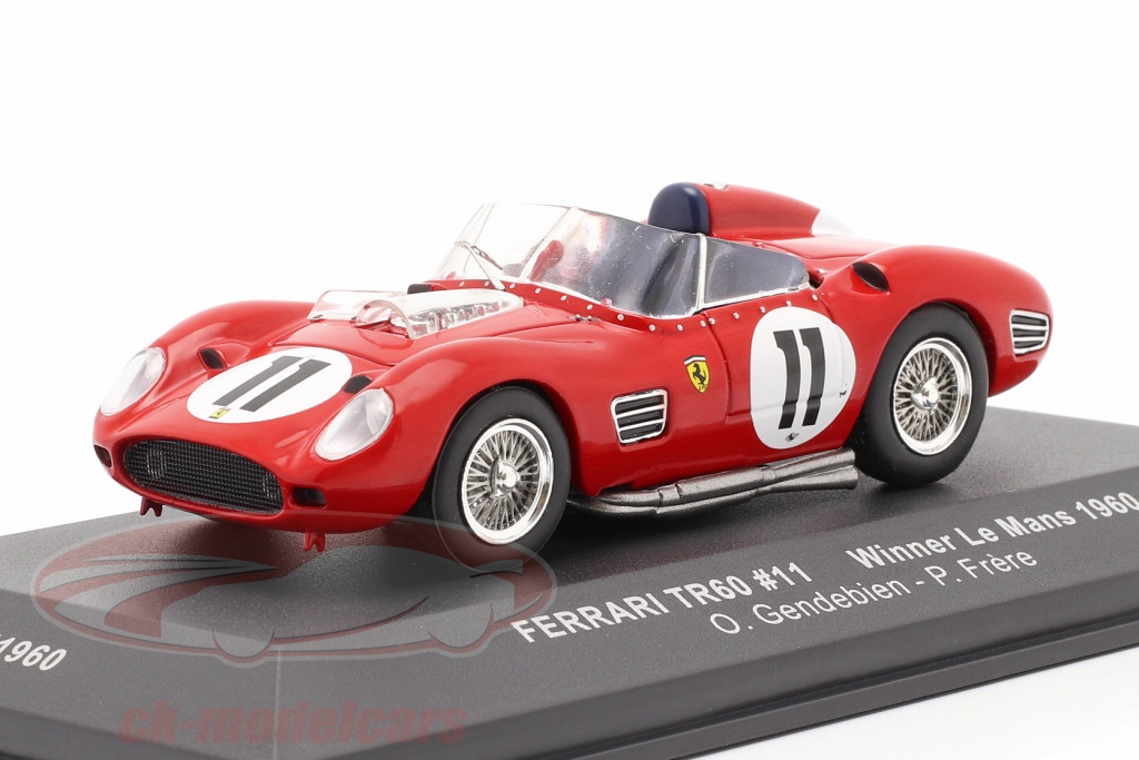 Ixo 1:43 Ferrari TR60 #11 Winner 24h LeMans 1960 Gendebien, Frere ...