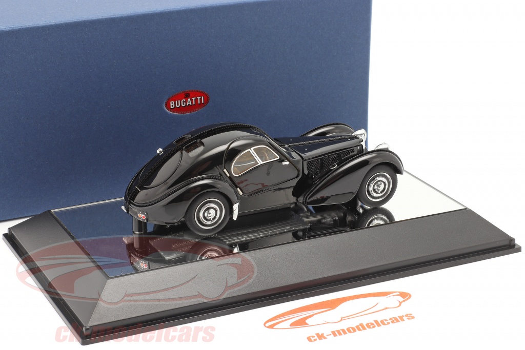 AUTOart 1:43 Bugatti 57S Atlantic Anno di costruzione 1938 nero 50946 ...