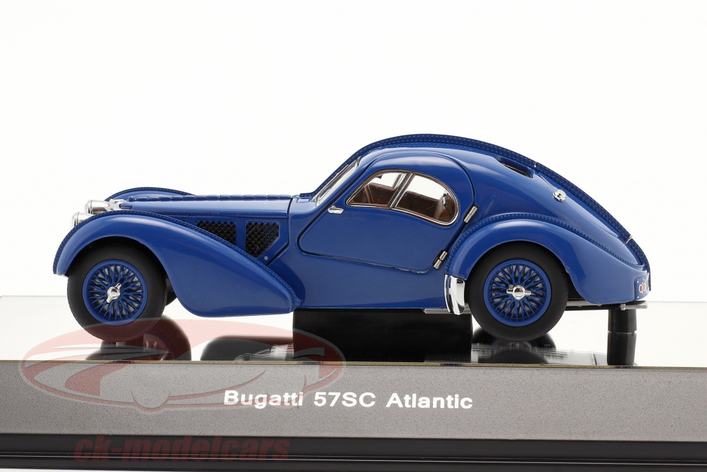 AUTOart 1:43 Bugatti Type 57SC Atlantic year 1938 blue 50947 model car ...