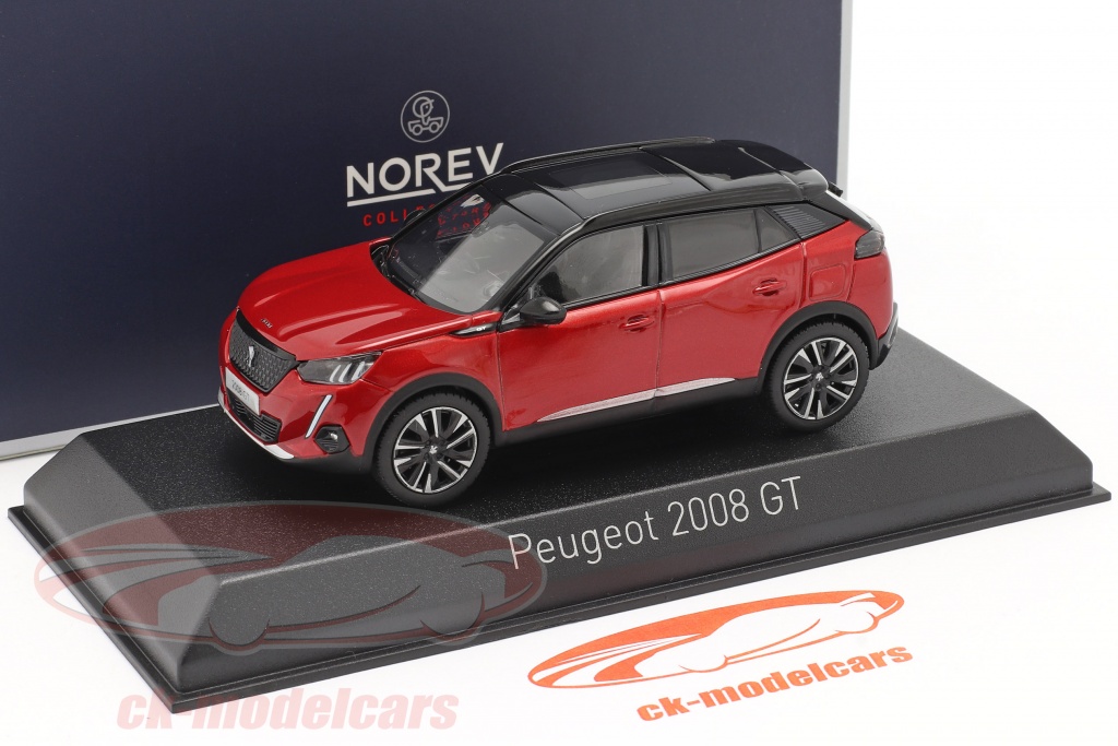 Norev 1:43 Peugeot 2008 year 2020 elixir red 472863 model car 472863 ...
