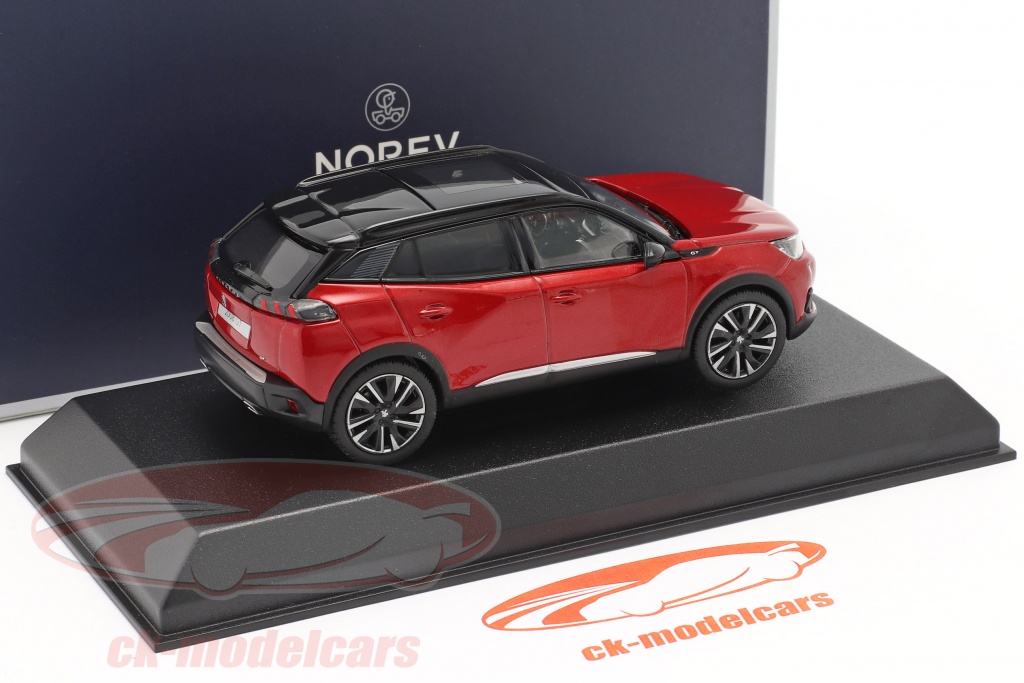 Norev 1:43 Peugeot 2008 year 2020 elixir red 472863 model car 472863 ...