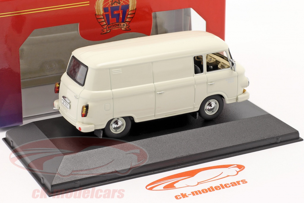 IST-Models 1:43 Barkas B1000 Van jaar 1956 licht grijs IST003 model ...
