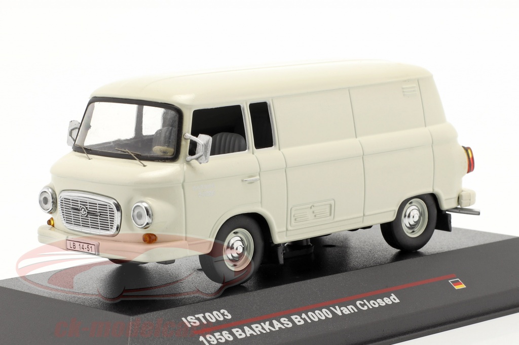 IST-Models 1:43 Barkas B1000 Van 年 1956 光 灰色的 IST003 模型 汽车 IST003 ...