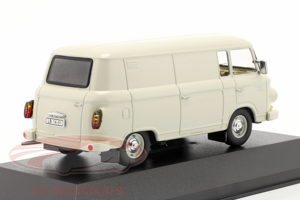 IST-Models 1:43 Barkas B1000 Van jaar 1956 licht grijs IST003 model ...