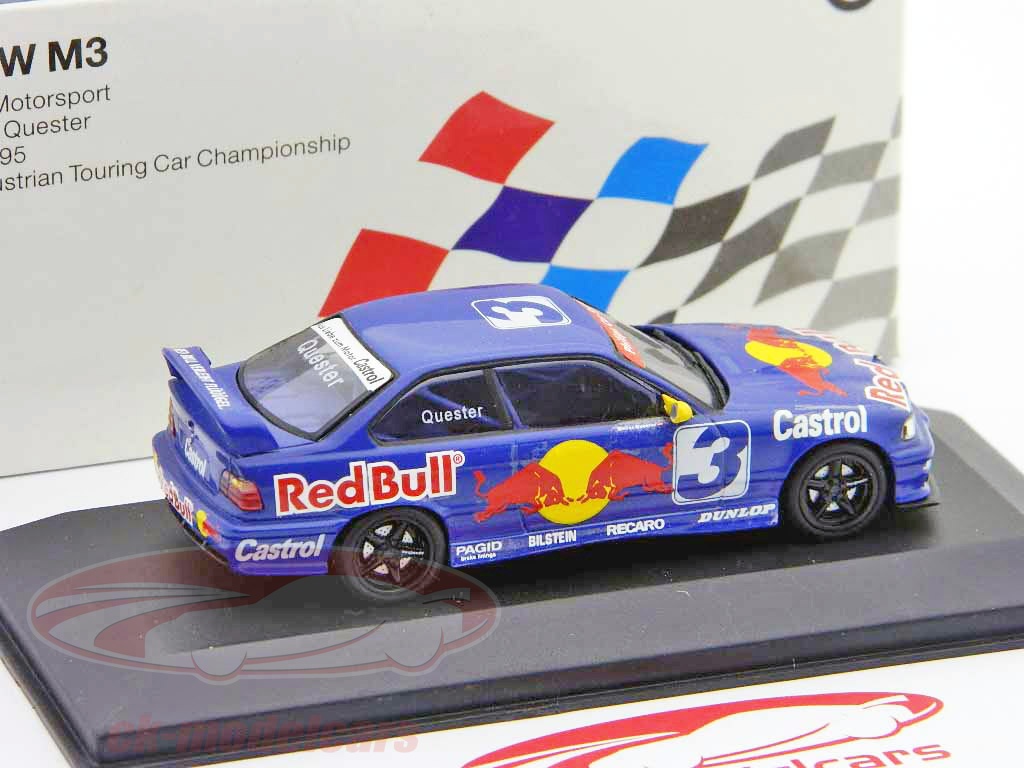 Minichamps 1:43 BMW M3 E36 Red Bull N° 3 Dieter Quester OTM 1995 ...