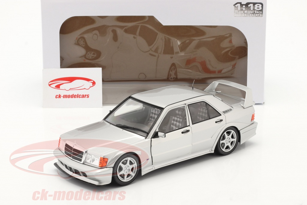 Solido 1:18 Mercedes-Benz 190E EVO 2 (W201) year 1990 silver S1801005 ...