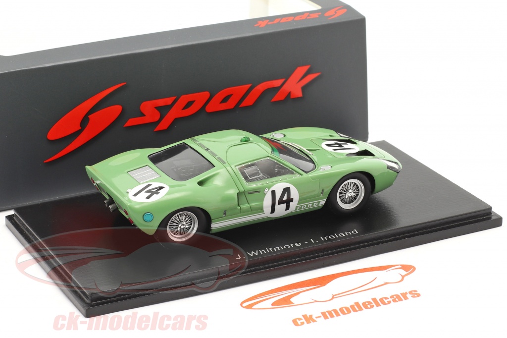 Spark 1:43 Ford GT40 #14 24h LeMans 1965 Ireland, Whitmore S4534 model ...