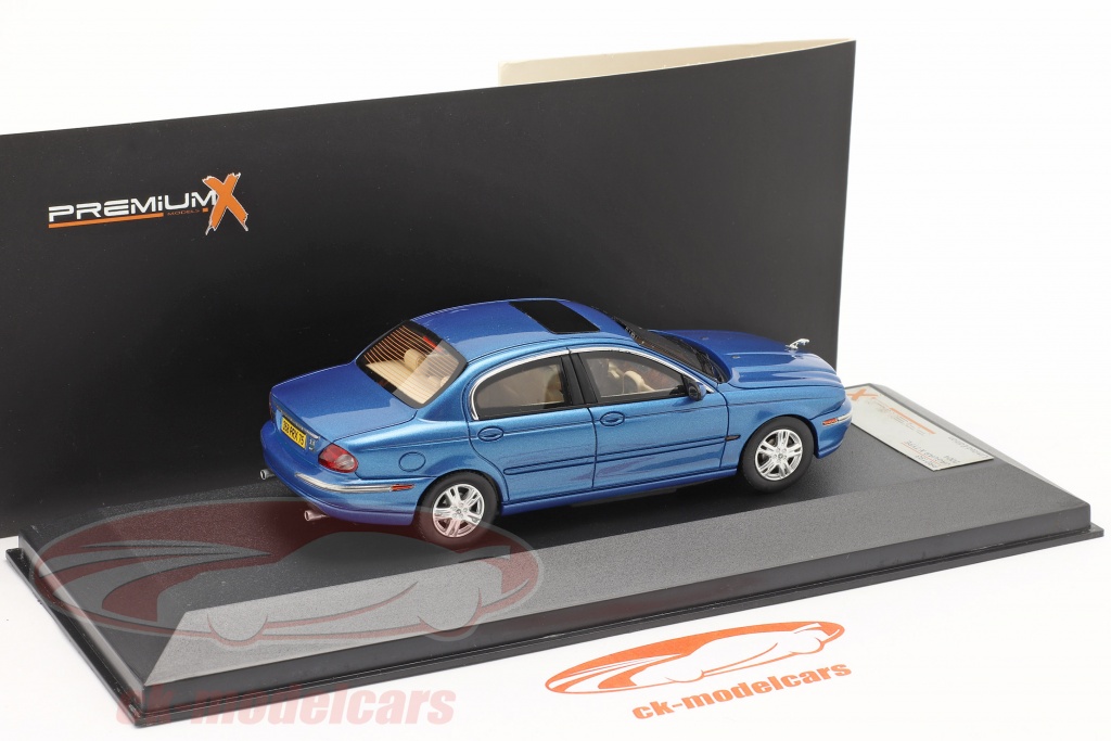 Premium X 1:43 Jaguar X-Type built in 2004 blue metallic PR0193 model ...