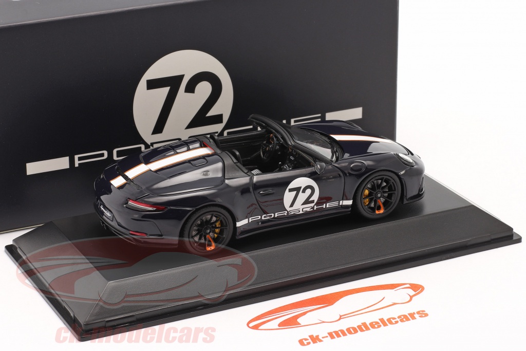 Spark 1:43 Porsche 911 (991 II) Speedster VIP-Kundenfahrzeug meerblau ...