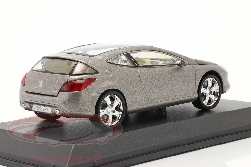 Altaya 1:43 Peugeot 407 Elixir Concept Car grey metallic magCC407eli ...